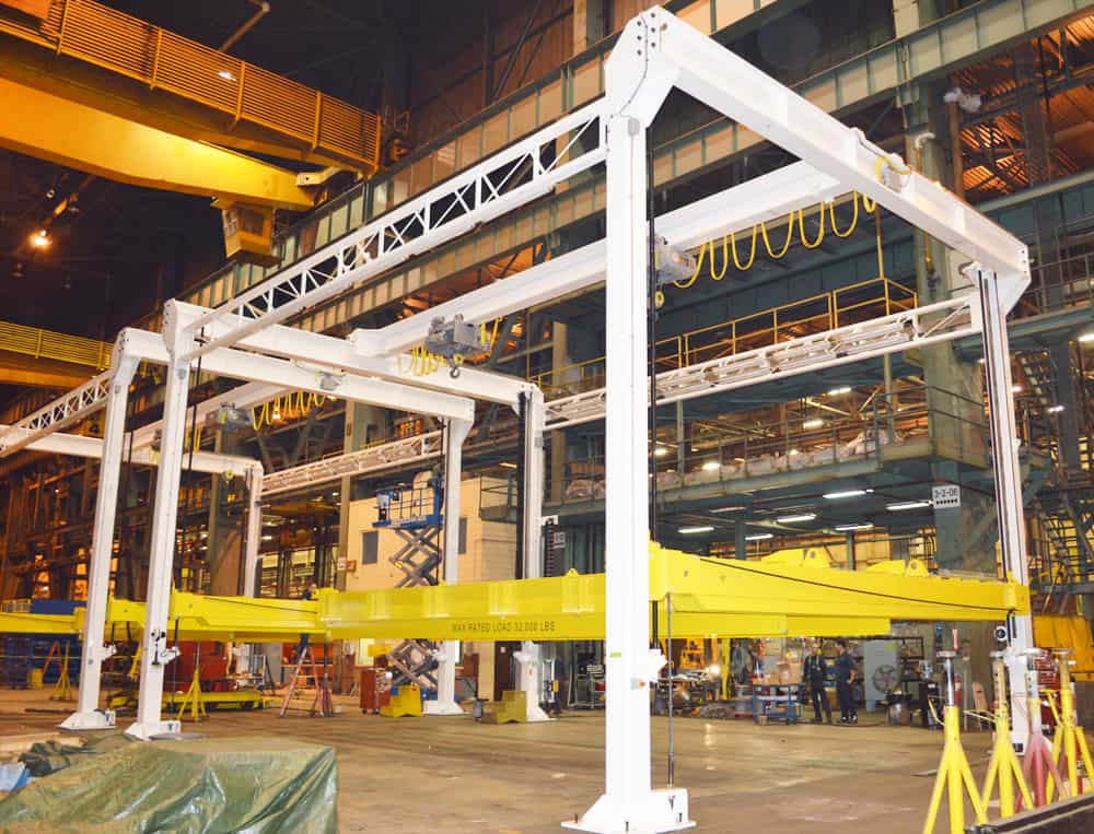 Jet Engine Dress Bay Lift System | Stay Informed at Handling.com