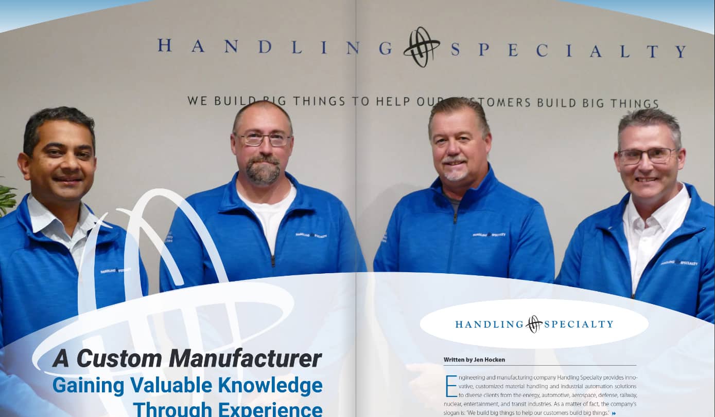 Handling Specialty in the Manufacturing Spotlight