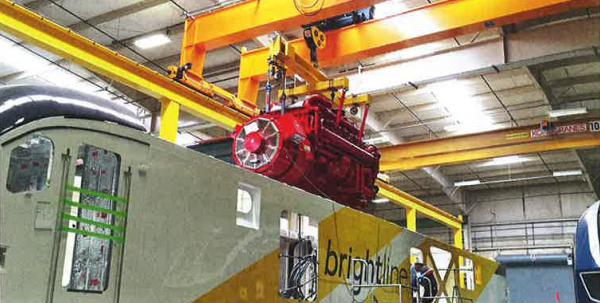 Siemens' Custom Engine Lifting Module by Handling Specialty