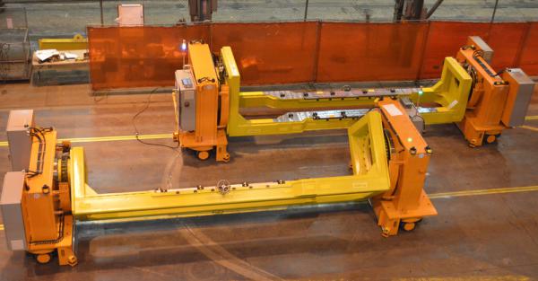 Innovative Auto-Guided Roll-Over Vehicles for Manufacturing