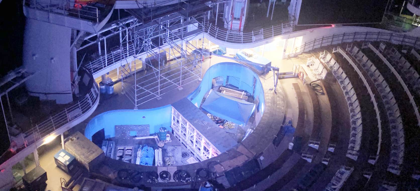 Maintaining Underwater Stage Lifts with Handling Specialty