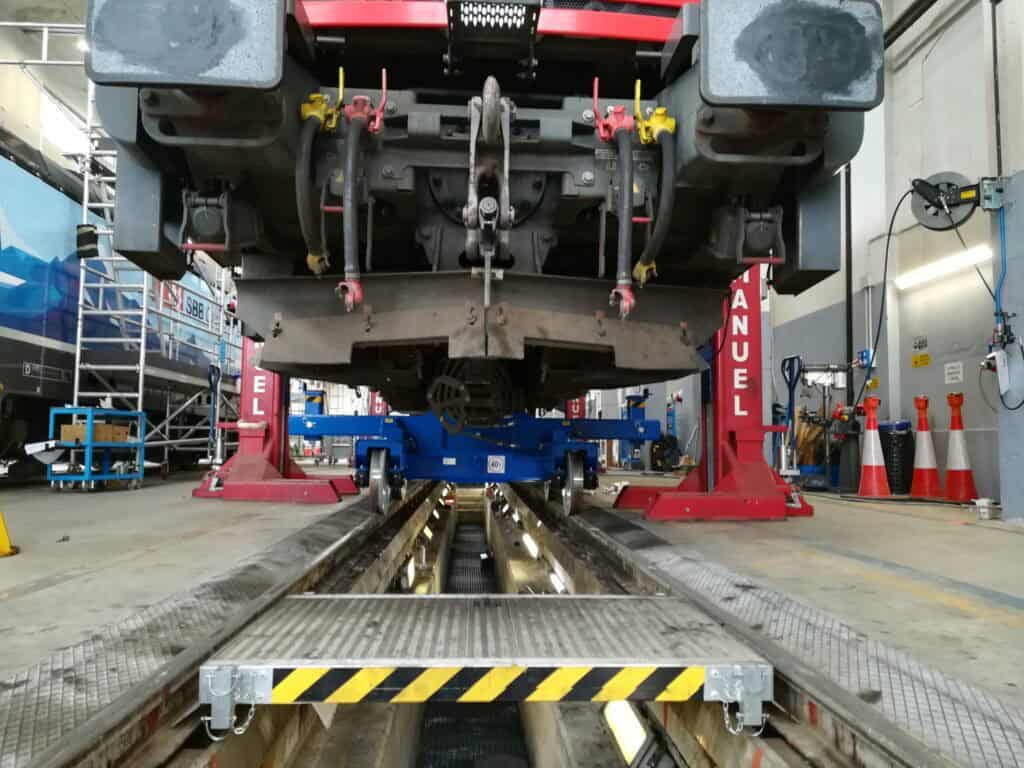 CS – Temporary Railway Bogies - Handling